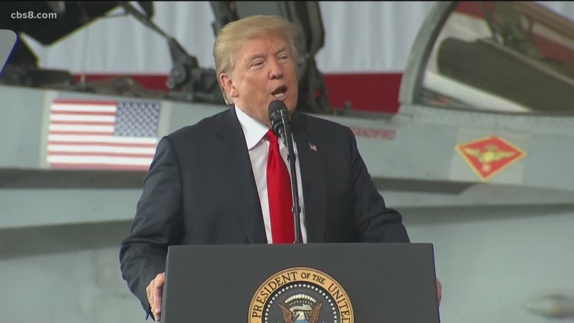 President Trump to visit San Diego on Wednesday | cbs8.com