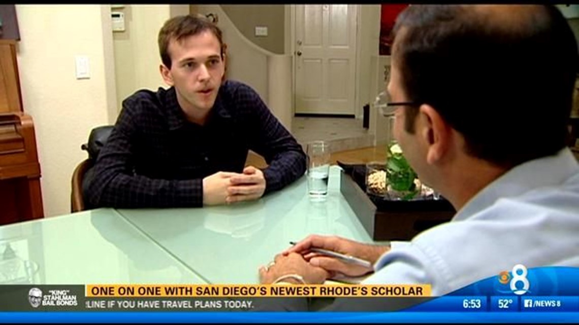 One-on-one with San Diego's newest Rhodes Scholar | cbs8.com