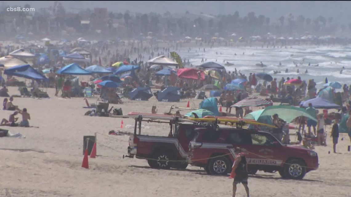Large beach crowds take over San Diego Fourth of July weekend | cbs8.com