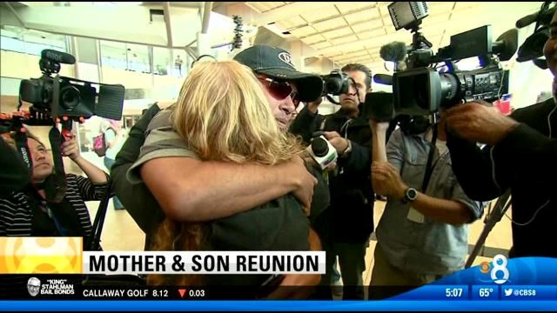 Mother reunites with long-lost son | cbs8.com