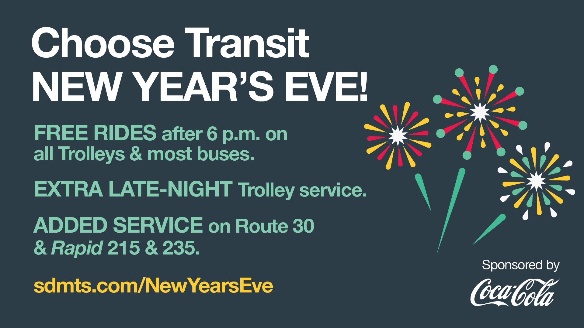 'Plan before you drink' | Free rides on New Year's Eve in San Diego ...