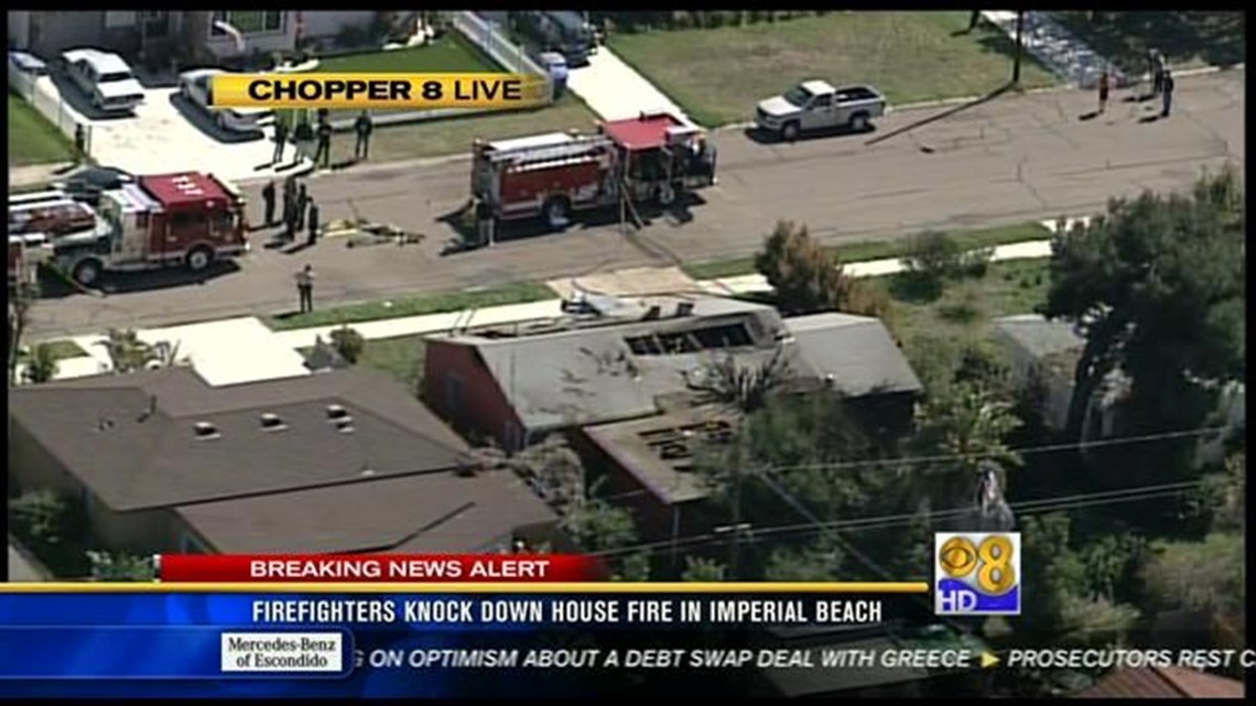 Several homes evacuated after fire breaks out in Imperial Beach | cbs8.com