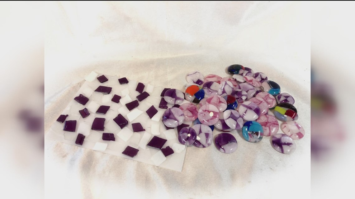 Cancer survivor creating incredible glass strength stones for people ...