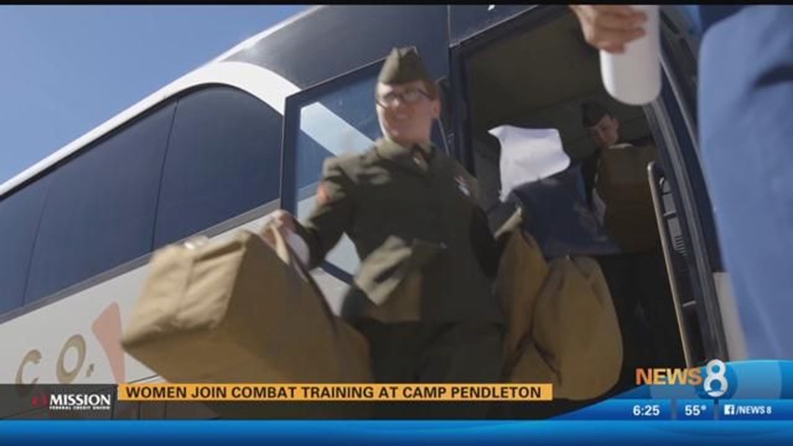 Women join combat training at Camp Pendleton | cbs8.com