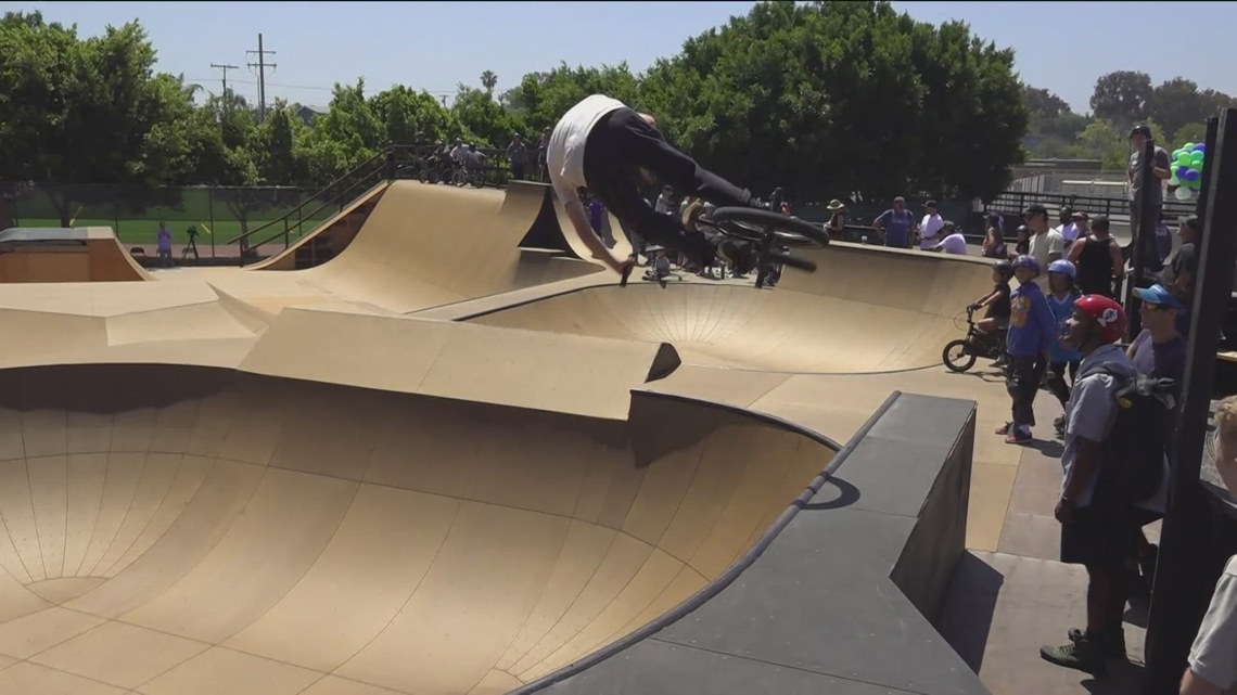 San Diego YMCA skate & bike park expands, adds resi ramp for training | cbs8.com