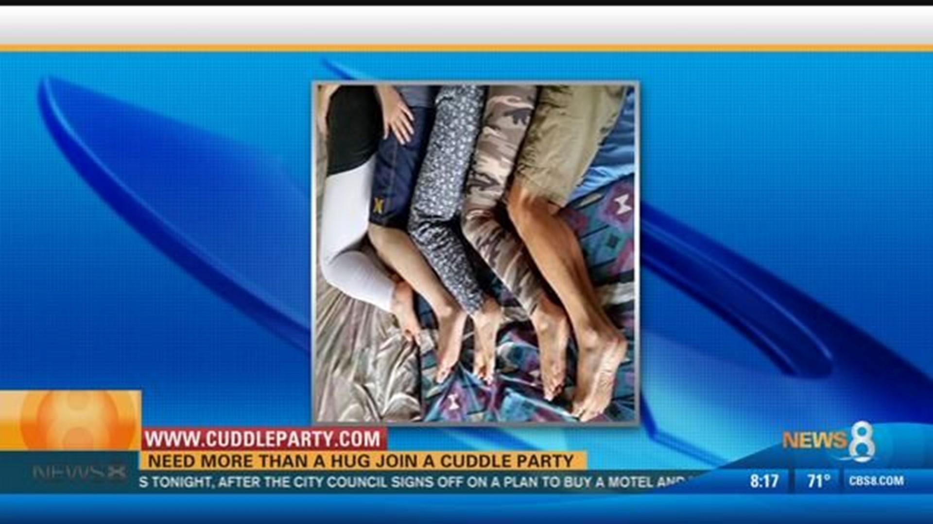 Cuddle Parties: Because everybody needs to touch somebody sometimes ...