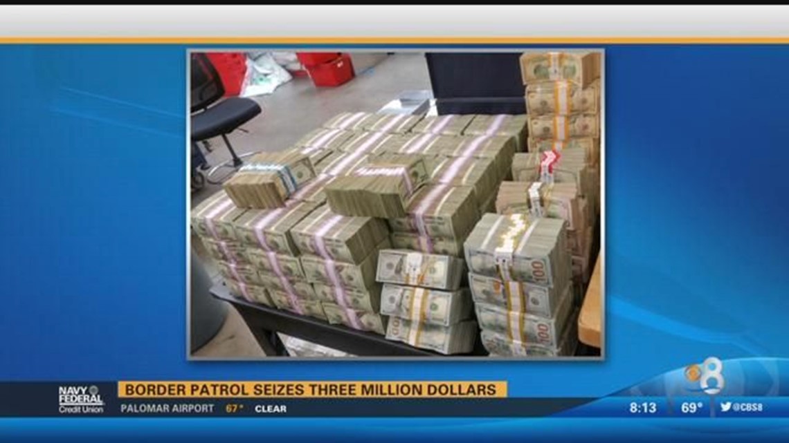 Two men arrested and $3 million in cash seized in smuggling operation ...