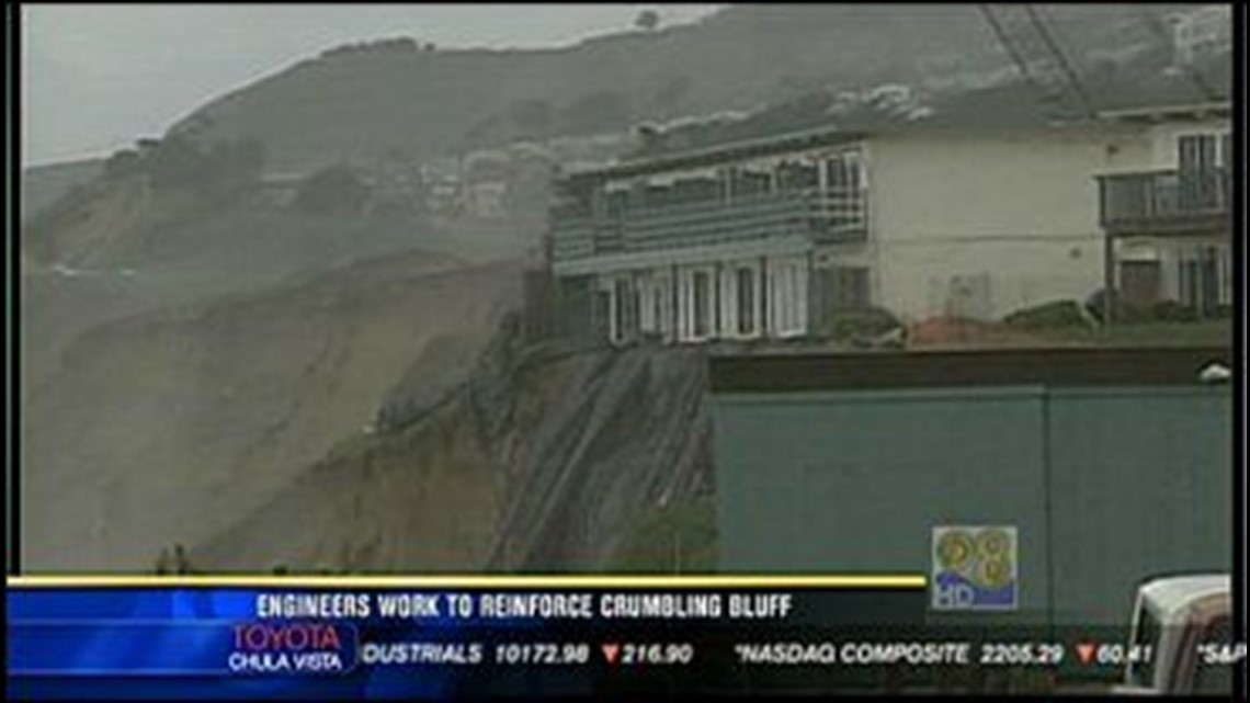Cliffside apartment complex in danger after a week of rain | cbs8.com