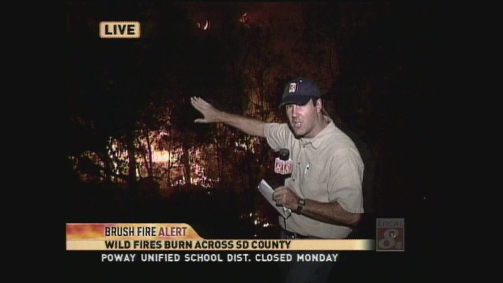 Cedar Fire 20 years later | Carlo Cecchetto’s coverage with CBS 8 ...