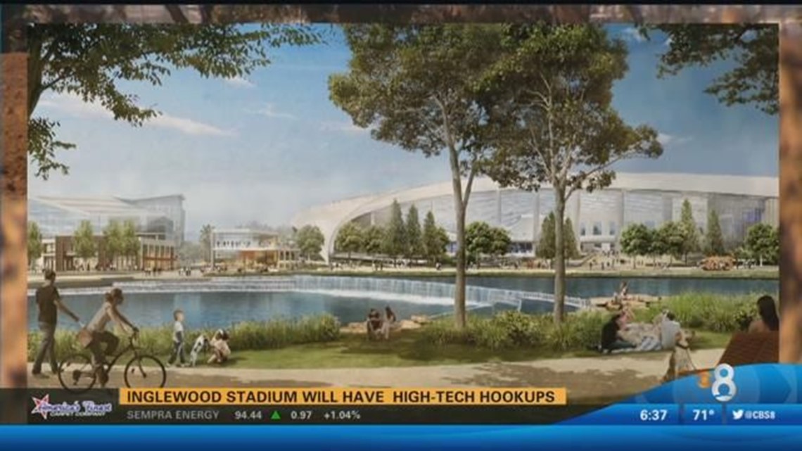 Inglewood stadium will have high-tech hookups | cbs8.com