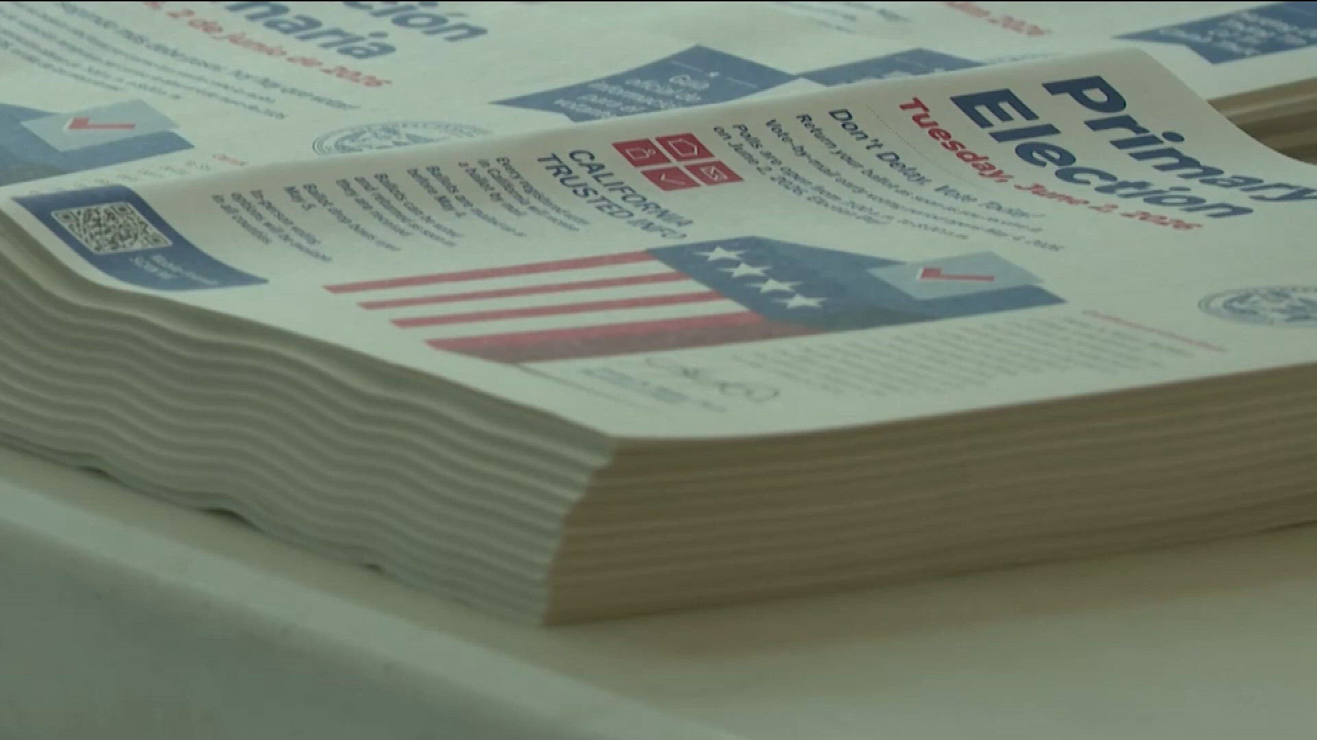Voter turnout remains low in CA primary as election day nears | cbs8.com
