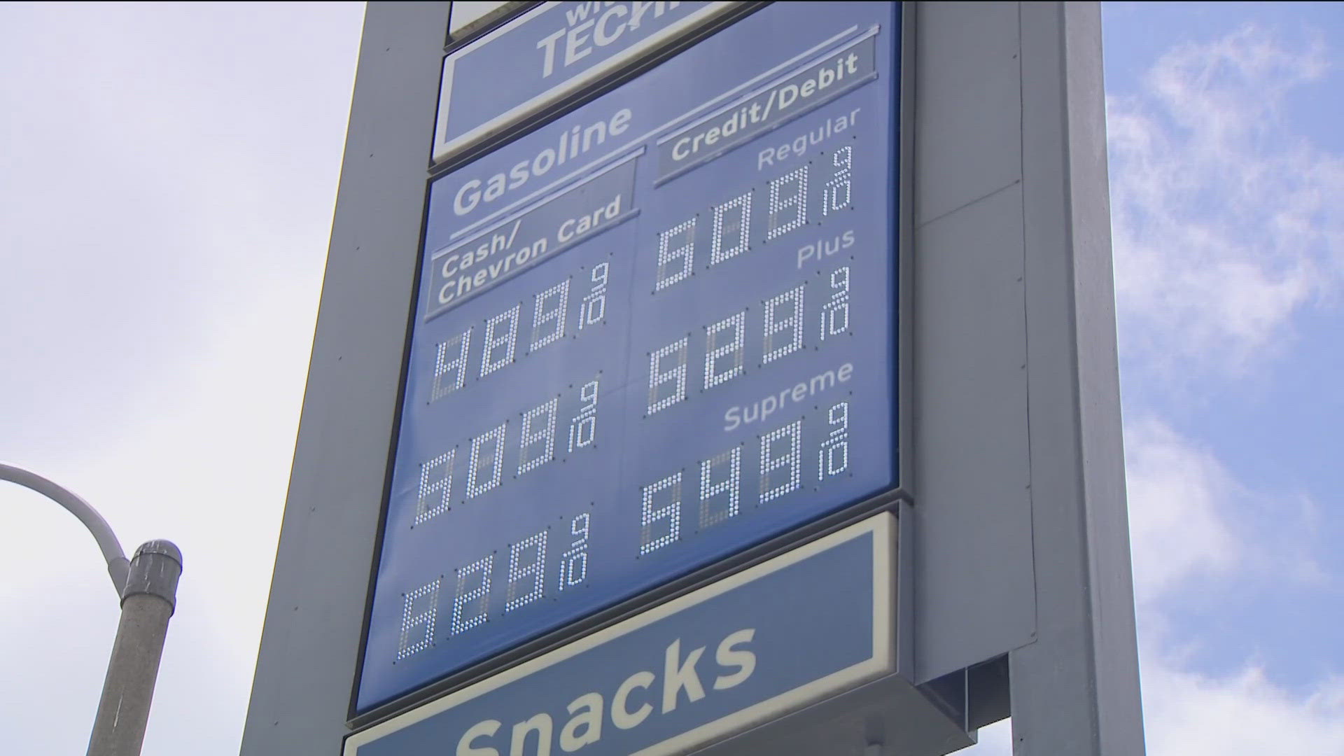 San Diego gas price reach 16 cents higher | cbs8.com