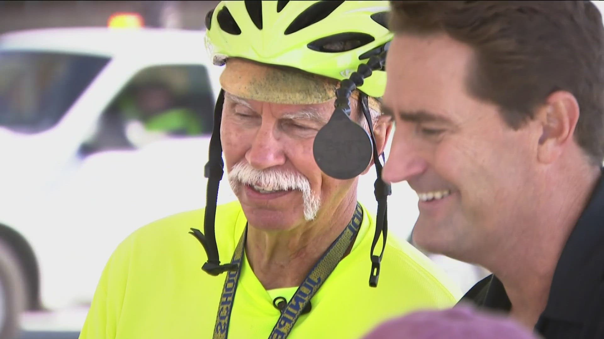 Disabled cyclist pedals from coast to coast on spiritual journey | cbs8.com