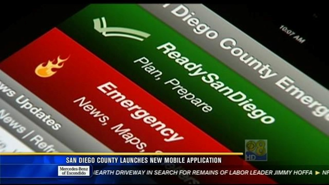 County of San Diego debuts emergency mobile app | cbs8.com