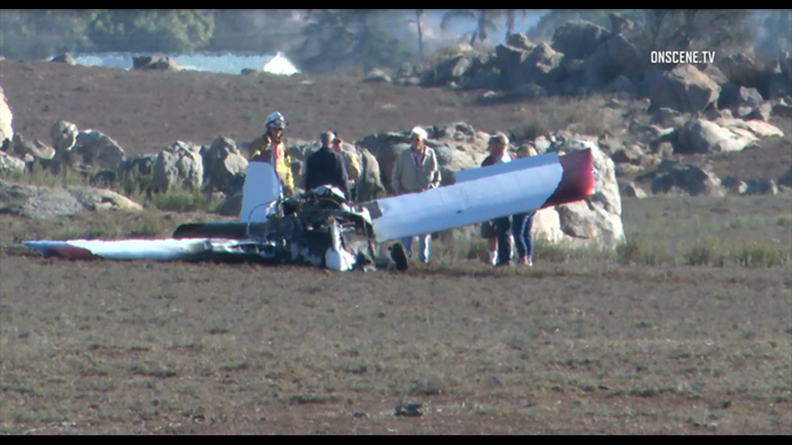 Plane crashes after takeoff from Ramona | cbs8.com