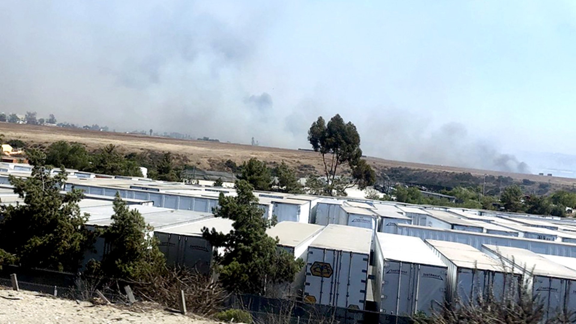 Caliente Fire in Otay Mesa: 448 acres burned, 100% contained | cbs8.com