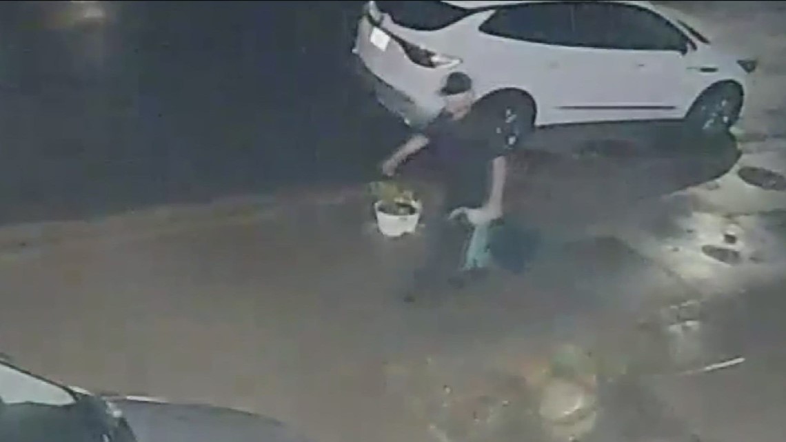 Suspected gas thief caught on camera | cbs8.com