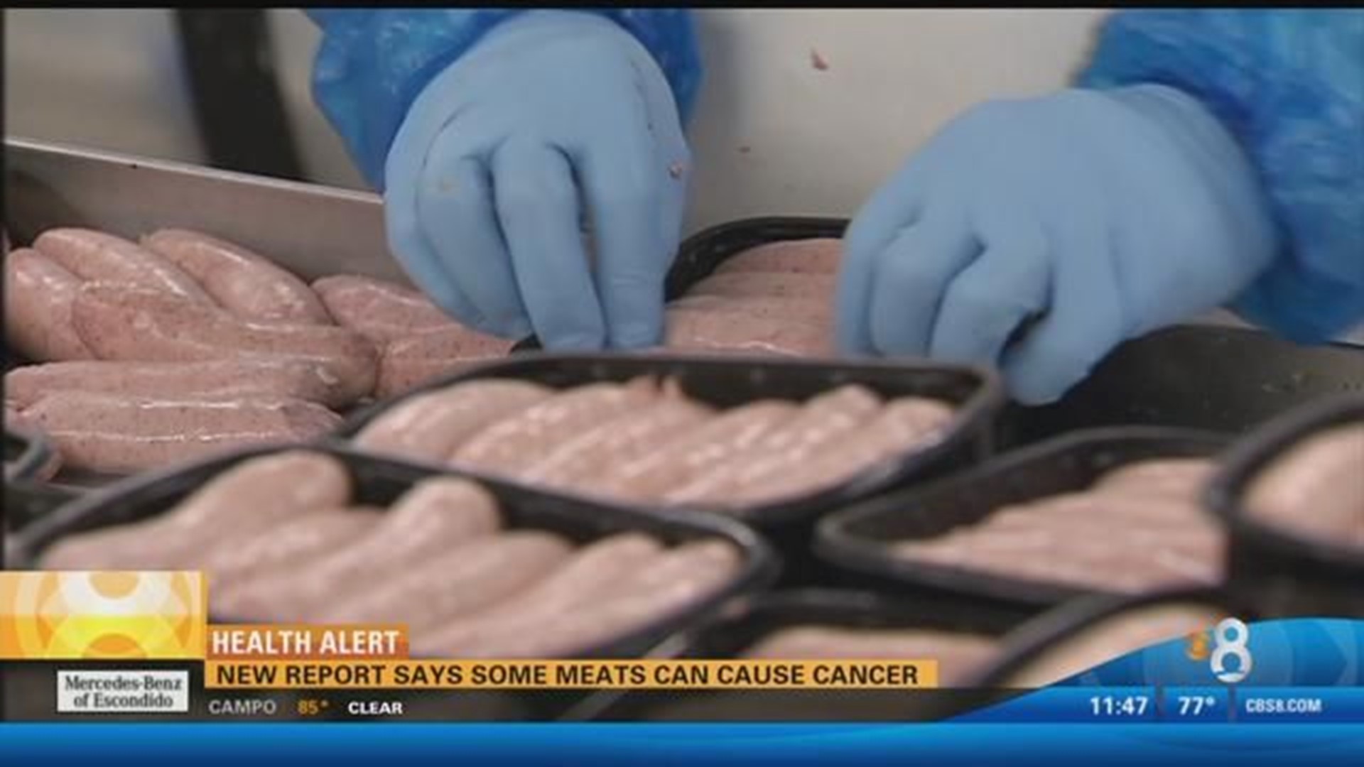 UN agency links hot dogs and other processed meat to cancer | cbs8.com