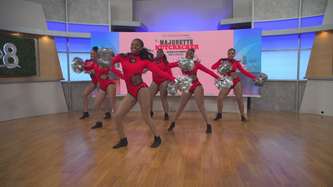 A preview of SDSU Diamonds and B. June's 'The Majorette Nutcracker ...