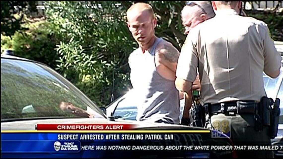Sheriff's SVP vehicle stolen while working at Poway traffic post | cbs8.com