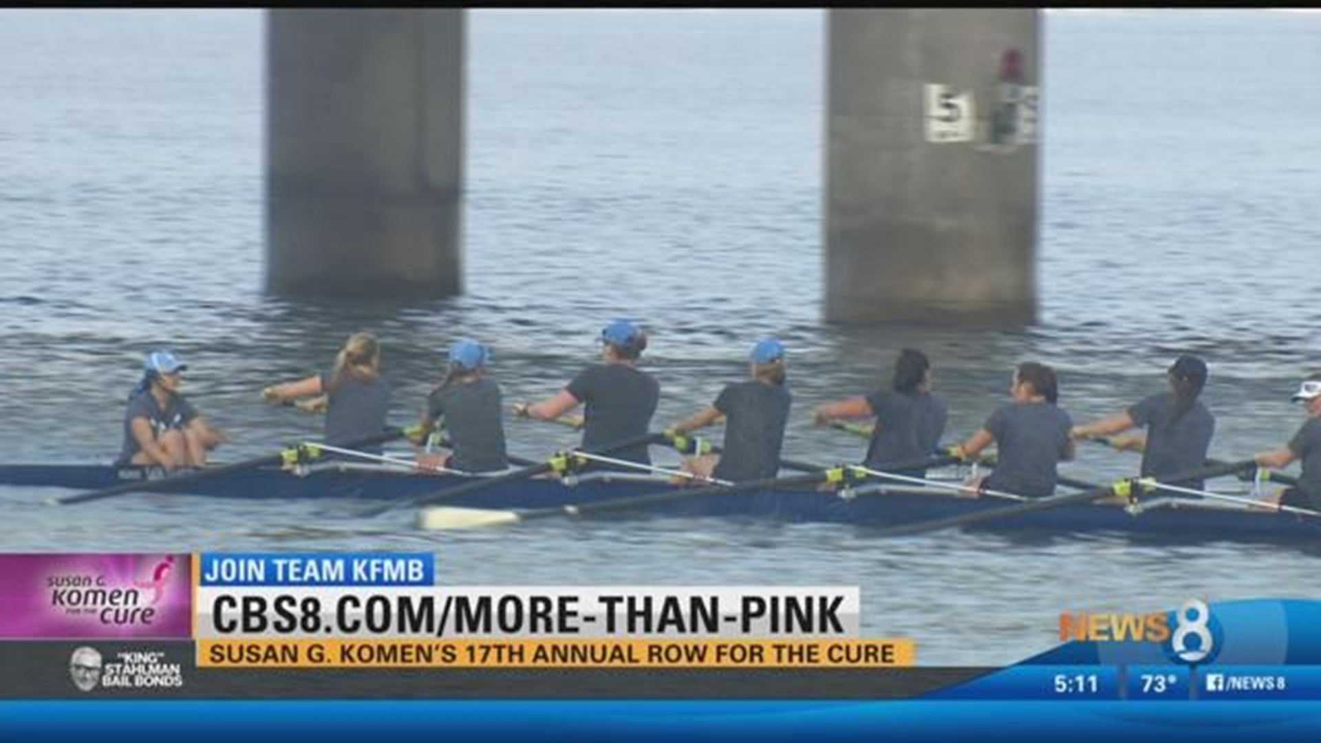 Row for the Cure: Paddle pushing for breast cancer support | cbs8.com