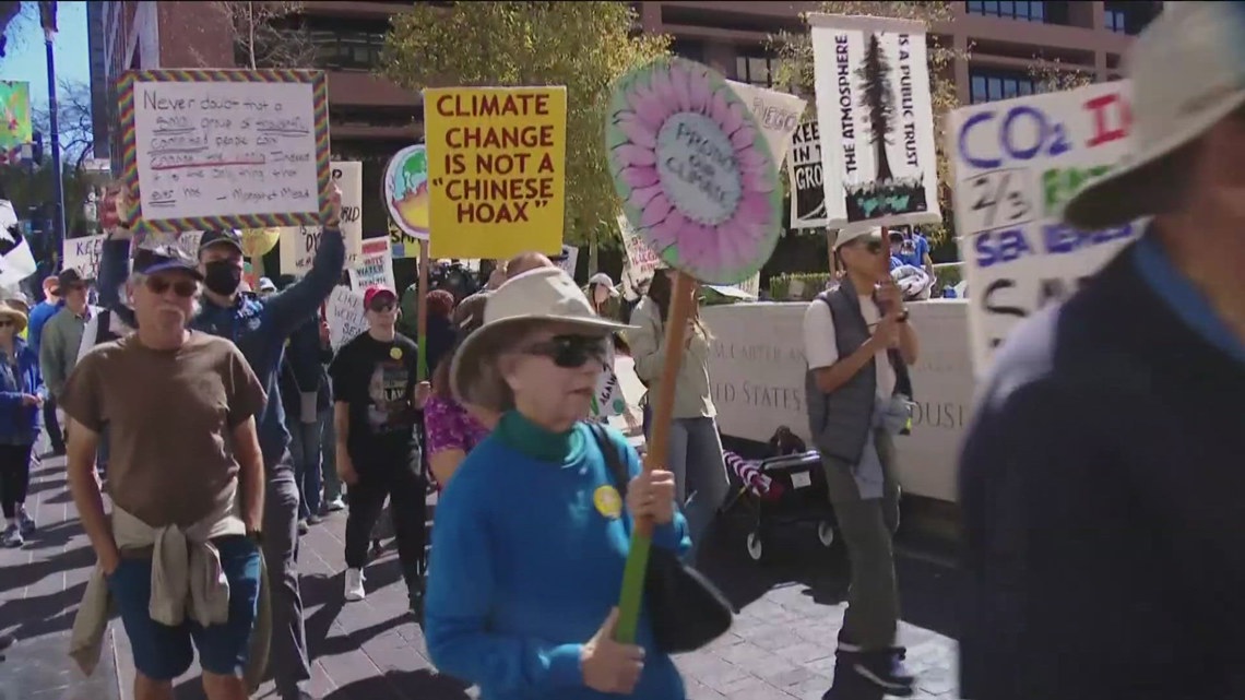 San Diego protests NOAA and EPA federal funding cuts | cbs8.com