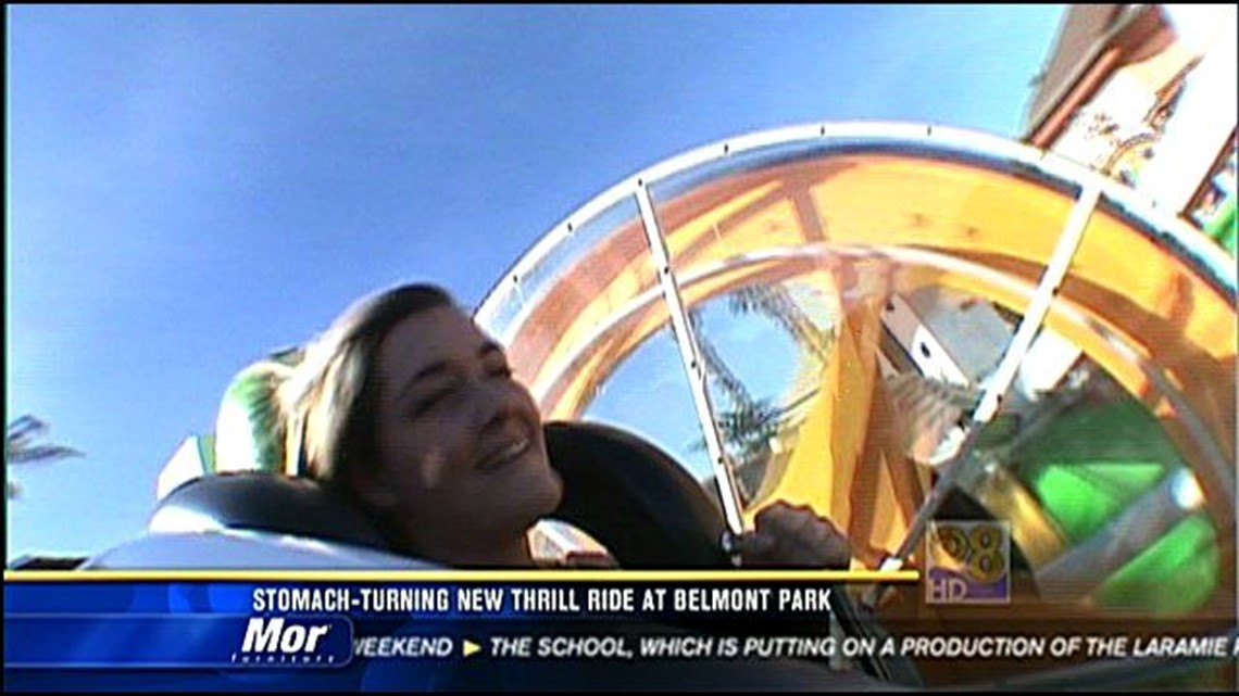 Stomach-turning new thrill ride at Belmont Park | cbs8.com
