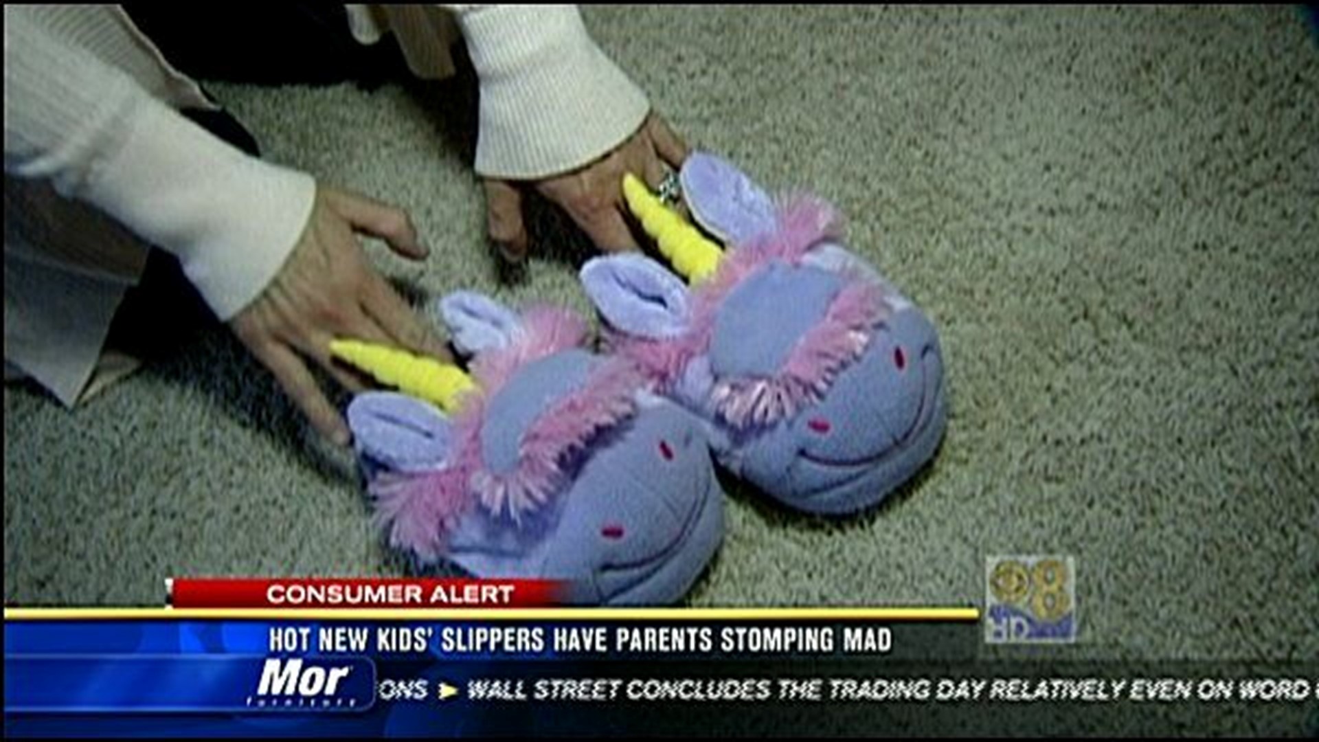 Hot new kids' slippers have parents stomping mad | cbs8.com