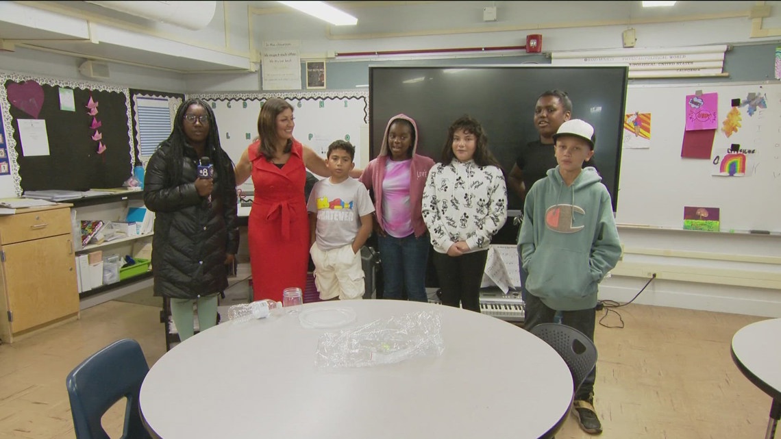 CBS 8 Weather school | Visiting Riley Middle School | cbs8.com