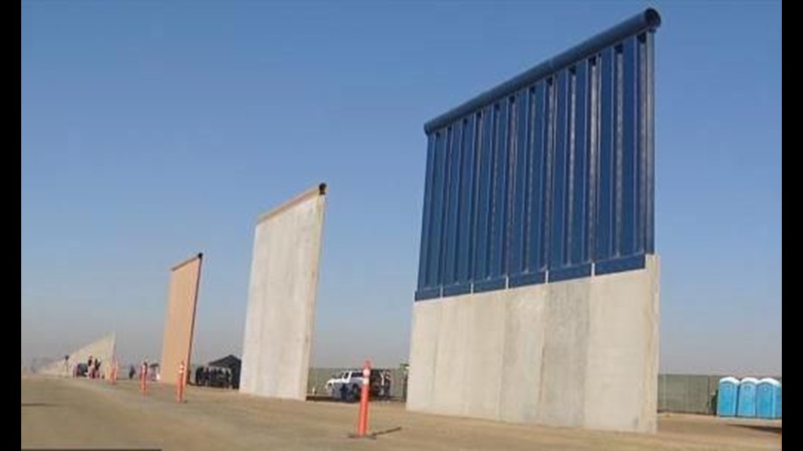 Border agents announce completion of border wall prototypes | cbs8.com