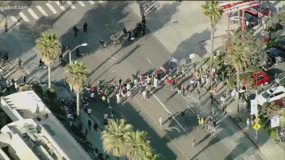 SDPD arrest several for Pacific Beach protest attacks back in January ...