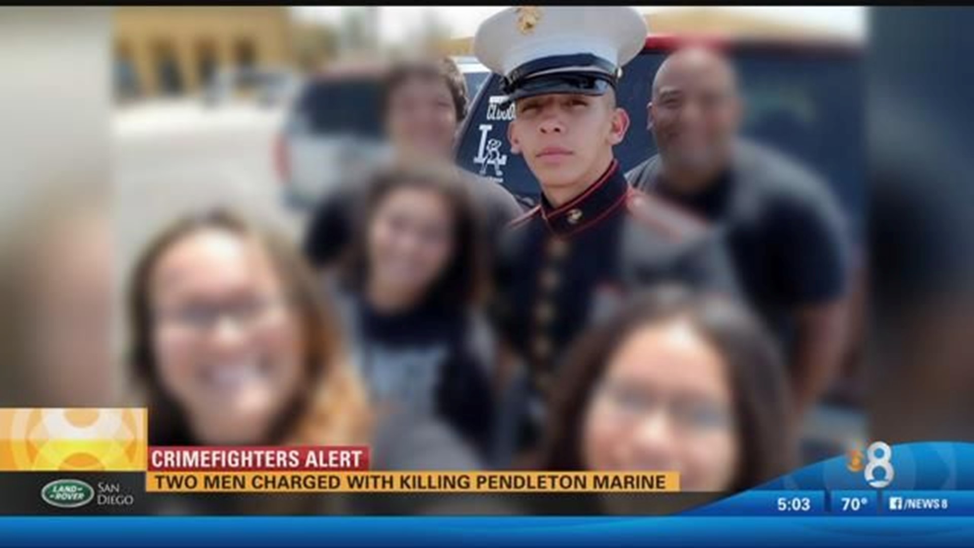 Two alleged gang members charged with murder of Camp Pendleton Marine | cbs8.com