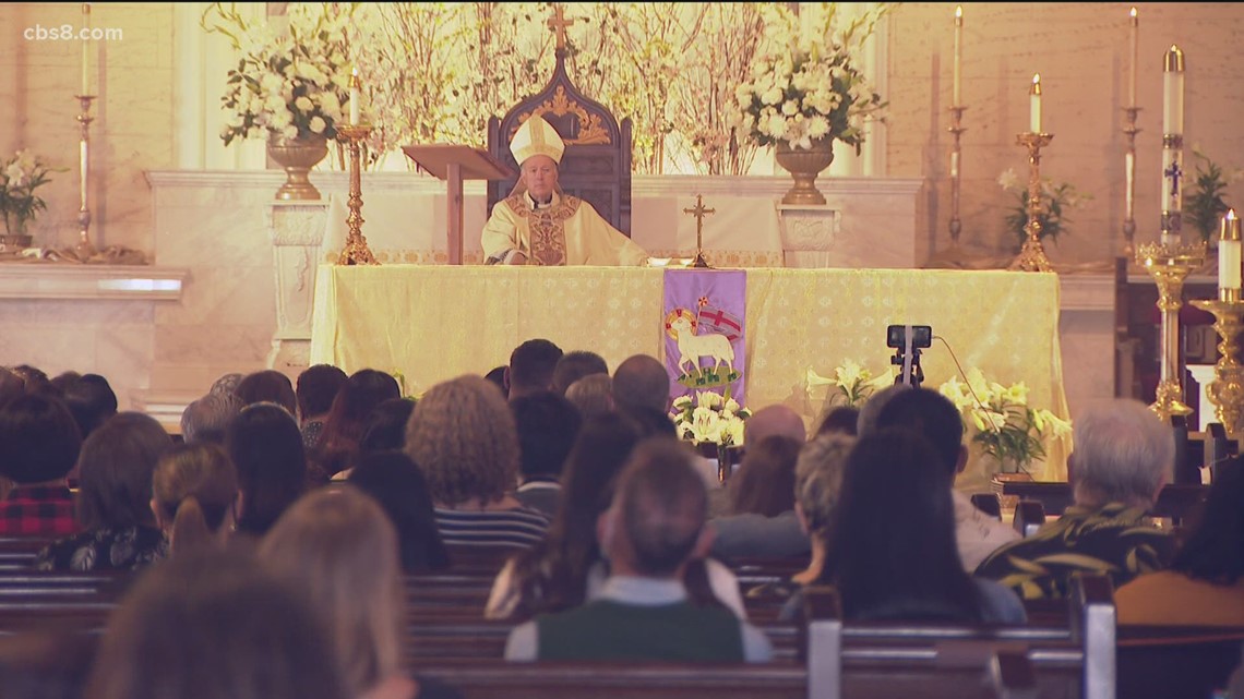 Churches host scaled back, in-person Easter services | cbs8.com