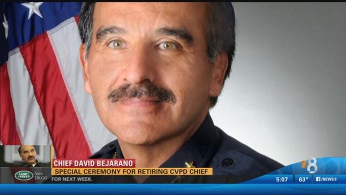 Special ceremony for retiring CVPD chief | cbs8.com