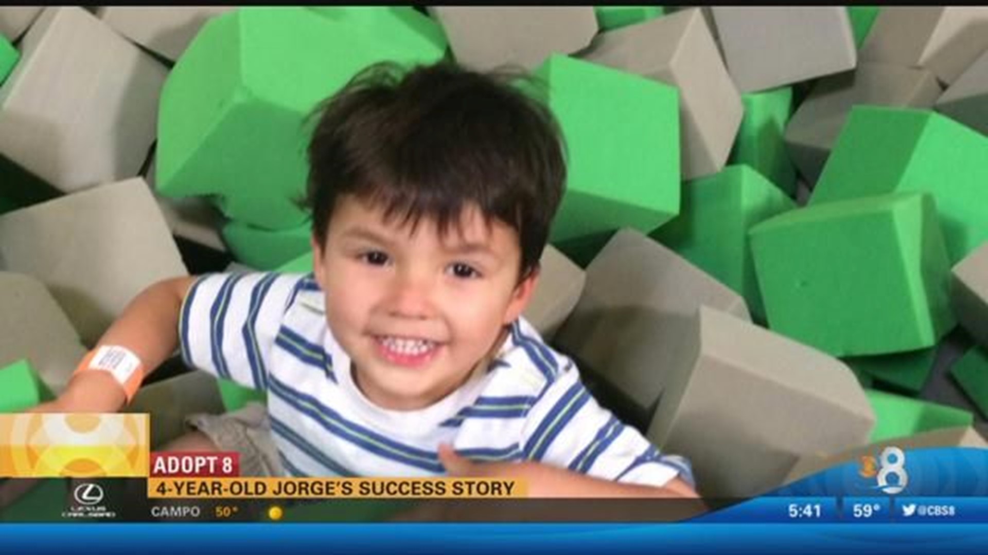 Four-year-old Jorge's success story | cbs8.com