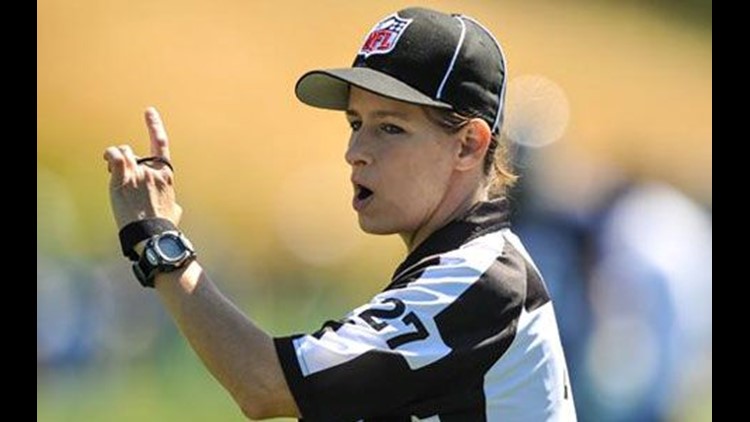 Debut of first female NFL referee at Chargers-Packers pre-season game ...