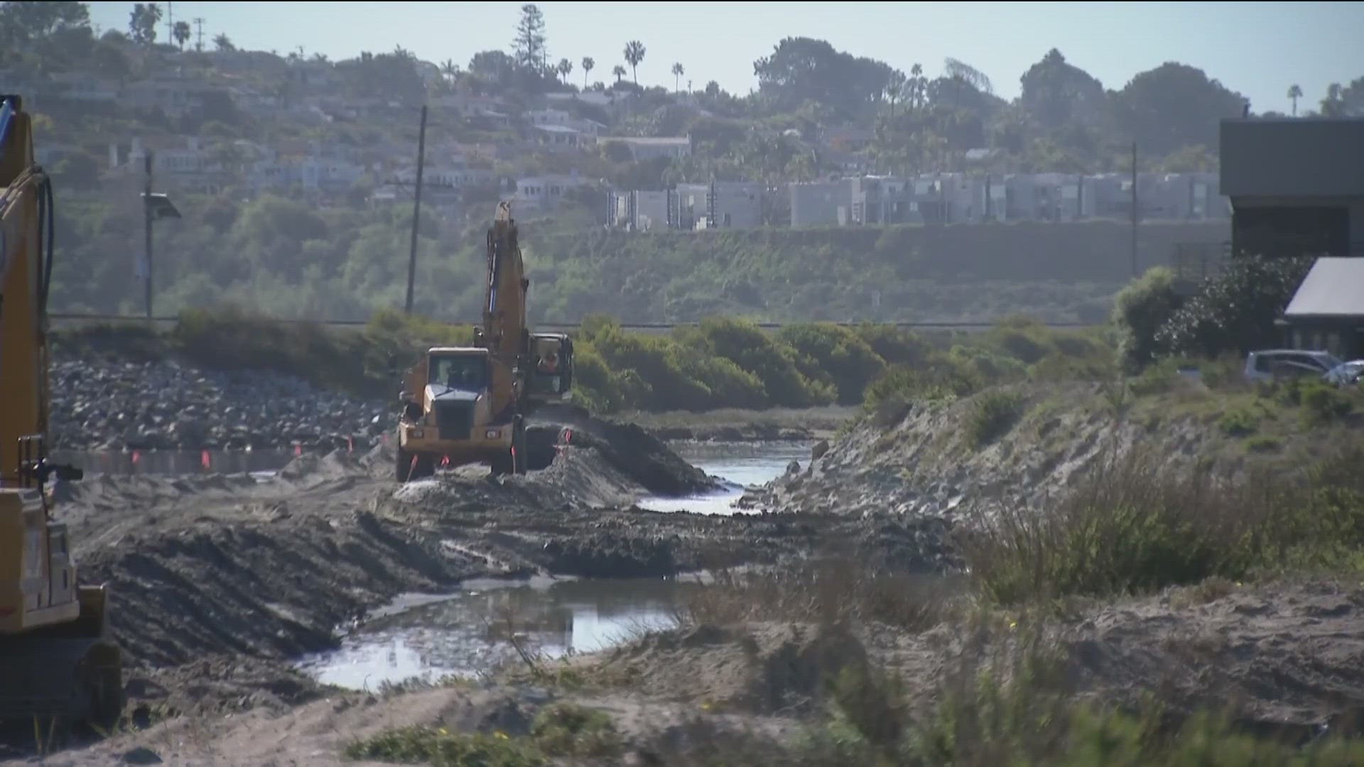 San Elijo Lagoon inlet opening project underway | cbs8.com