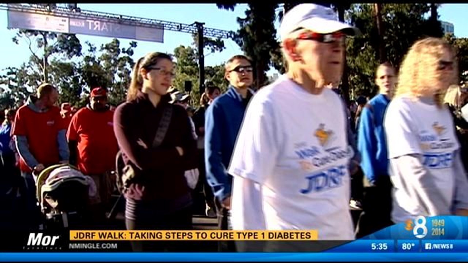 JDRF Walk: Taking steps to cure type 1 diabetes | cbs8.com