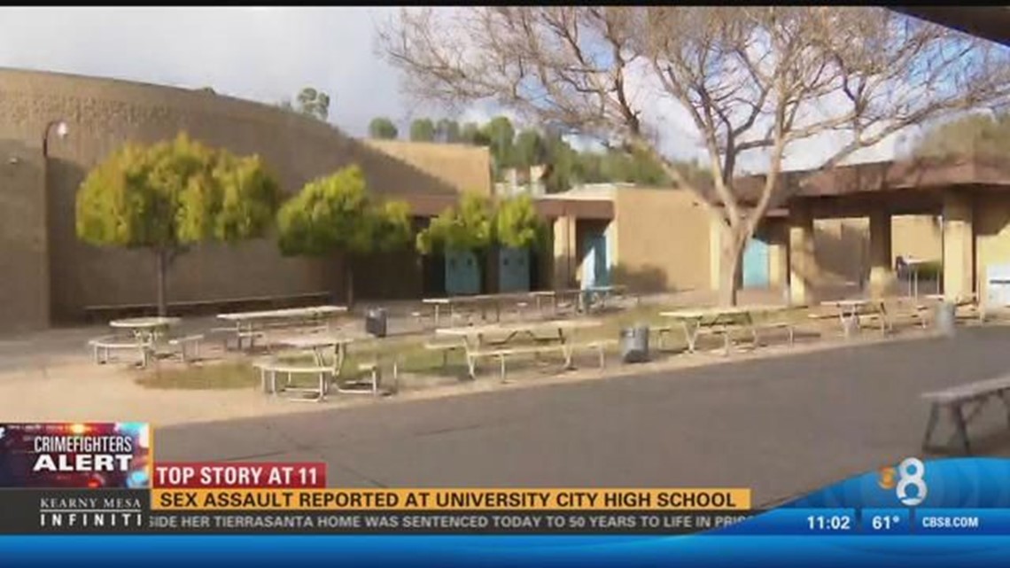 Sex assault reported at University City High School | cbs8.com