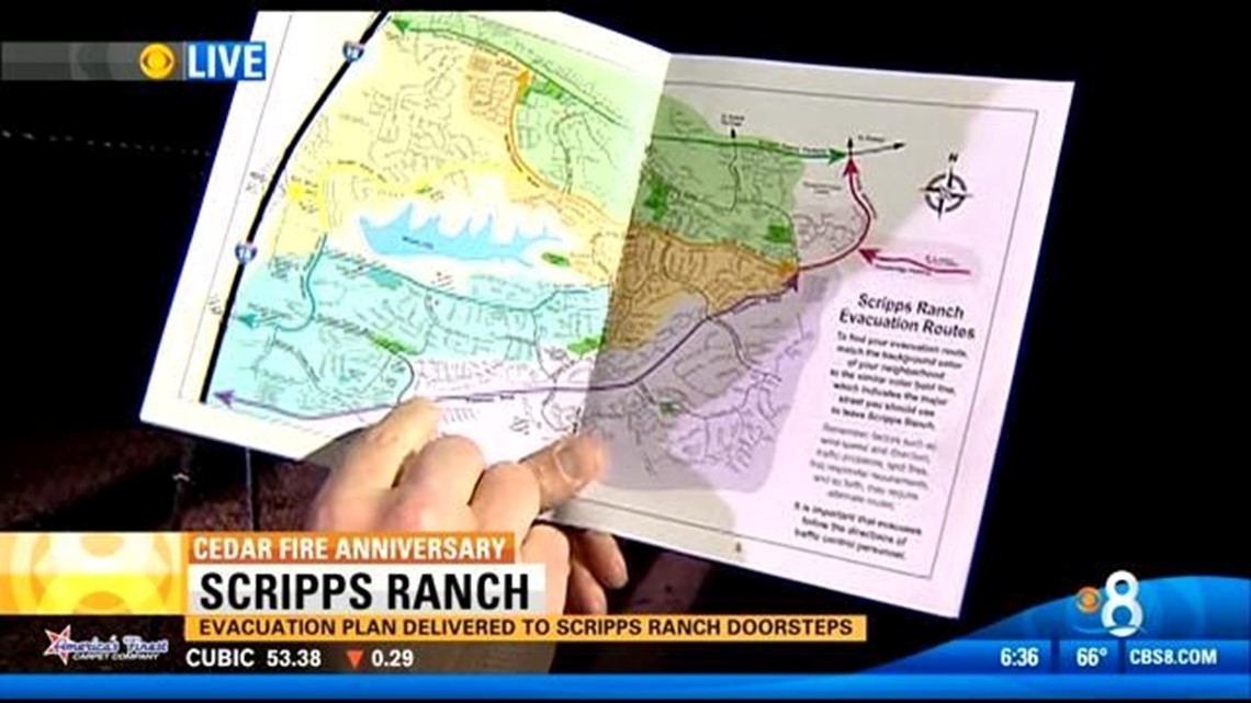 Evacuation plan delivered to Scripps Ranch doorsteps | cbs8.com