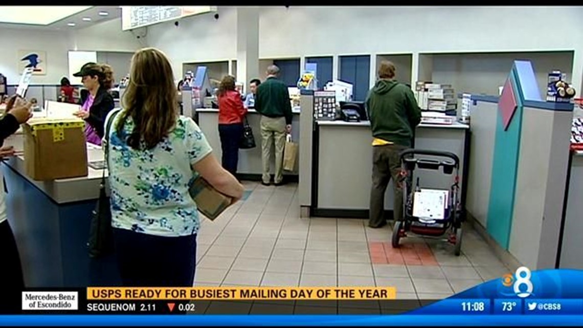 USPS ready for busiest mailing day of the year | cbs8.com
