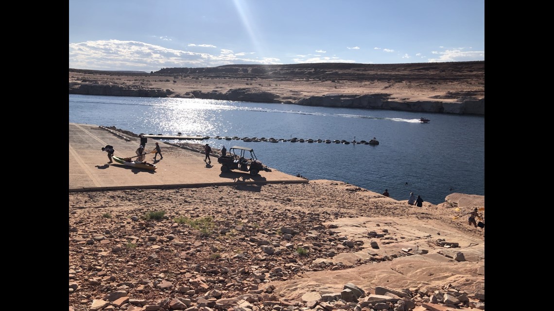 Lake Powell water level drops during exceptional drought | cbs8.com