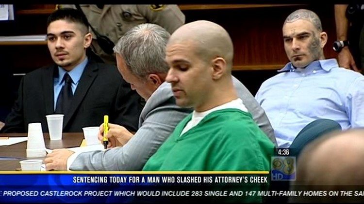 Man who slashed attorney's cheek sentenced to nearly 100 years to life ...