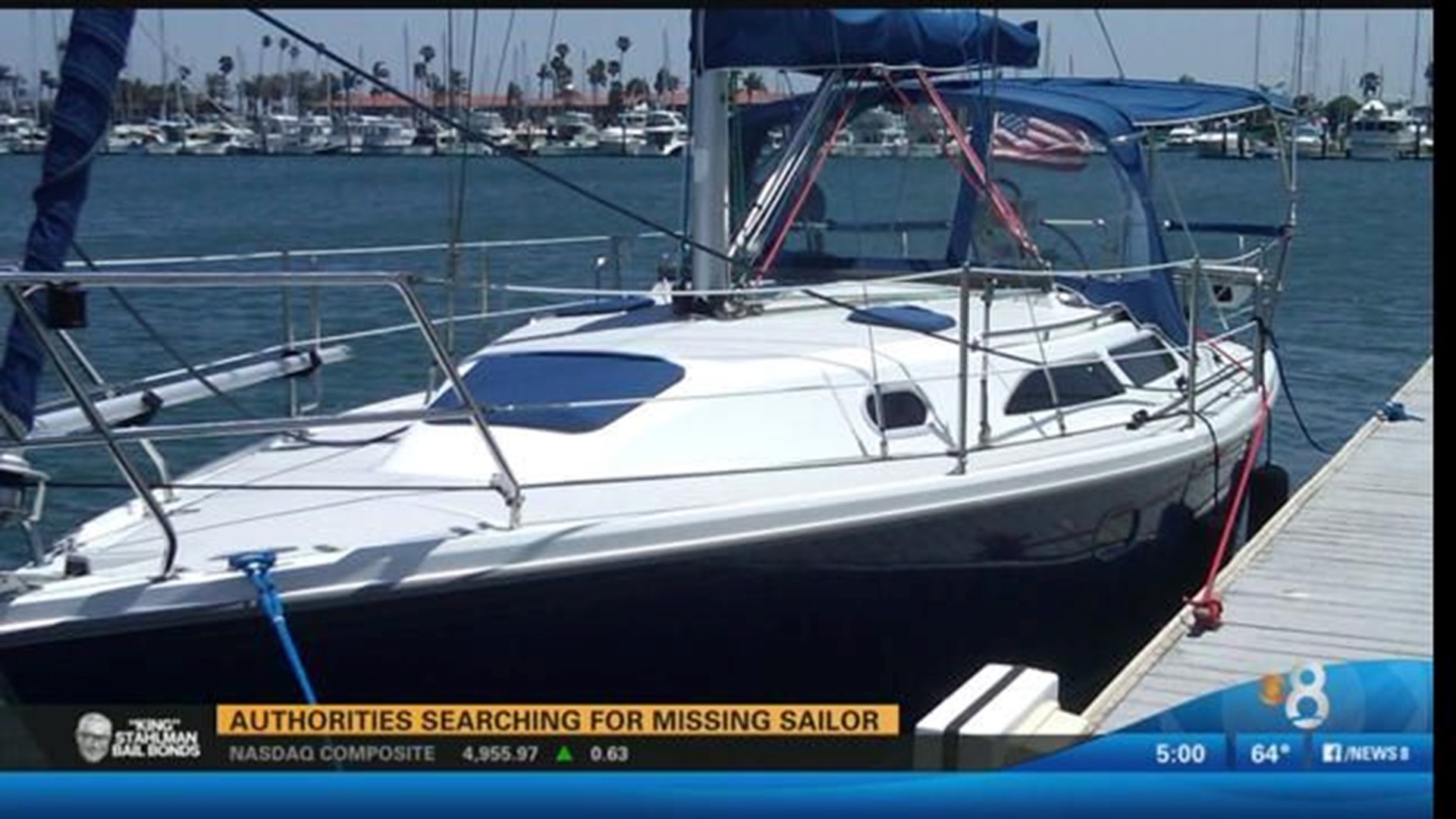 Authorities searching for missing sailor | cbs8.com