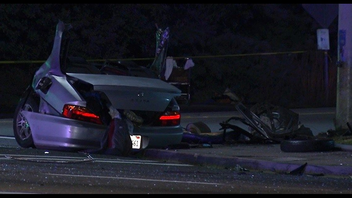 Four people killed in crash after car runs red light | cbs8.com