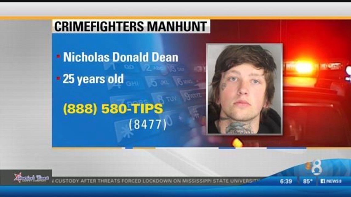 CrimeFighters Alert: Manhunt for Nicholas Donald Dean | cbs8.com