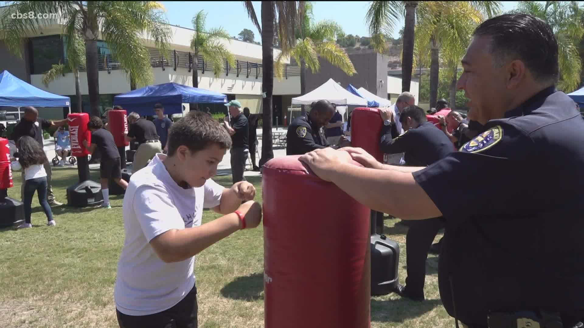 Police and youth come together to punch out hate, racism and build ...