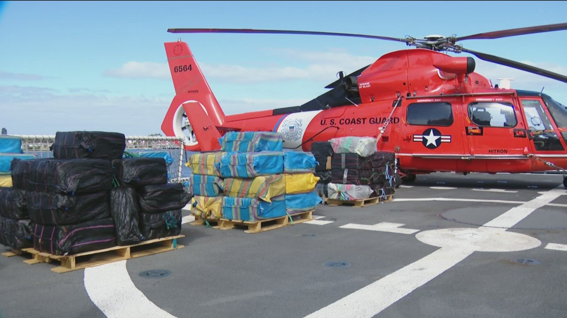 Coast Guard offloads $214 million of pure cocaine in San Diego | cbs8.com