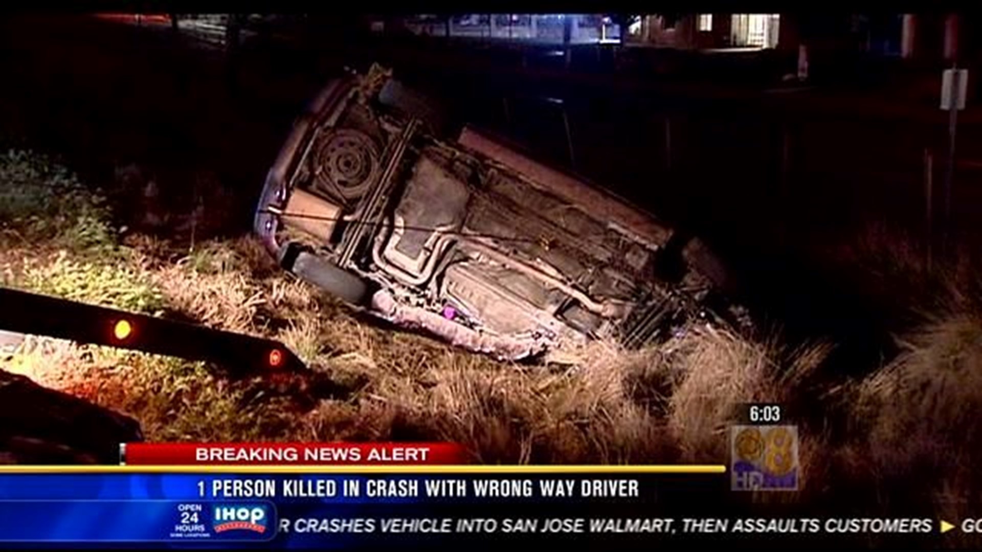 SR-78 reopens after fatal wrong-way collision | cbs8.com