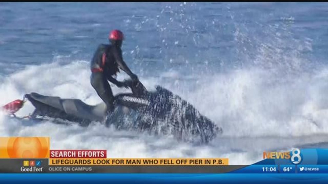 Lifeguards look for man who fell off pier in Pacific Beach | cbs8.com